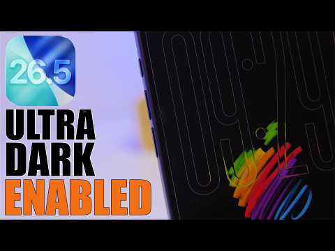 ULTRA Dark Mode ENABLED on iOS 26.5 !