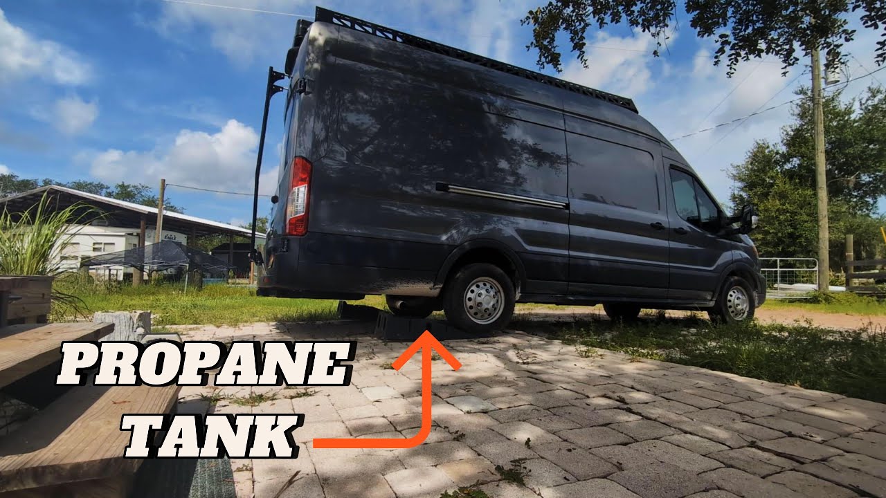 Undermount Propane Tank Install | Ford Transit Campervan - YouTube