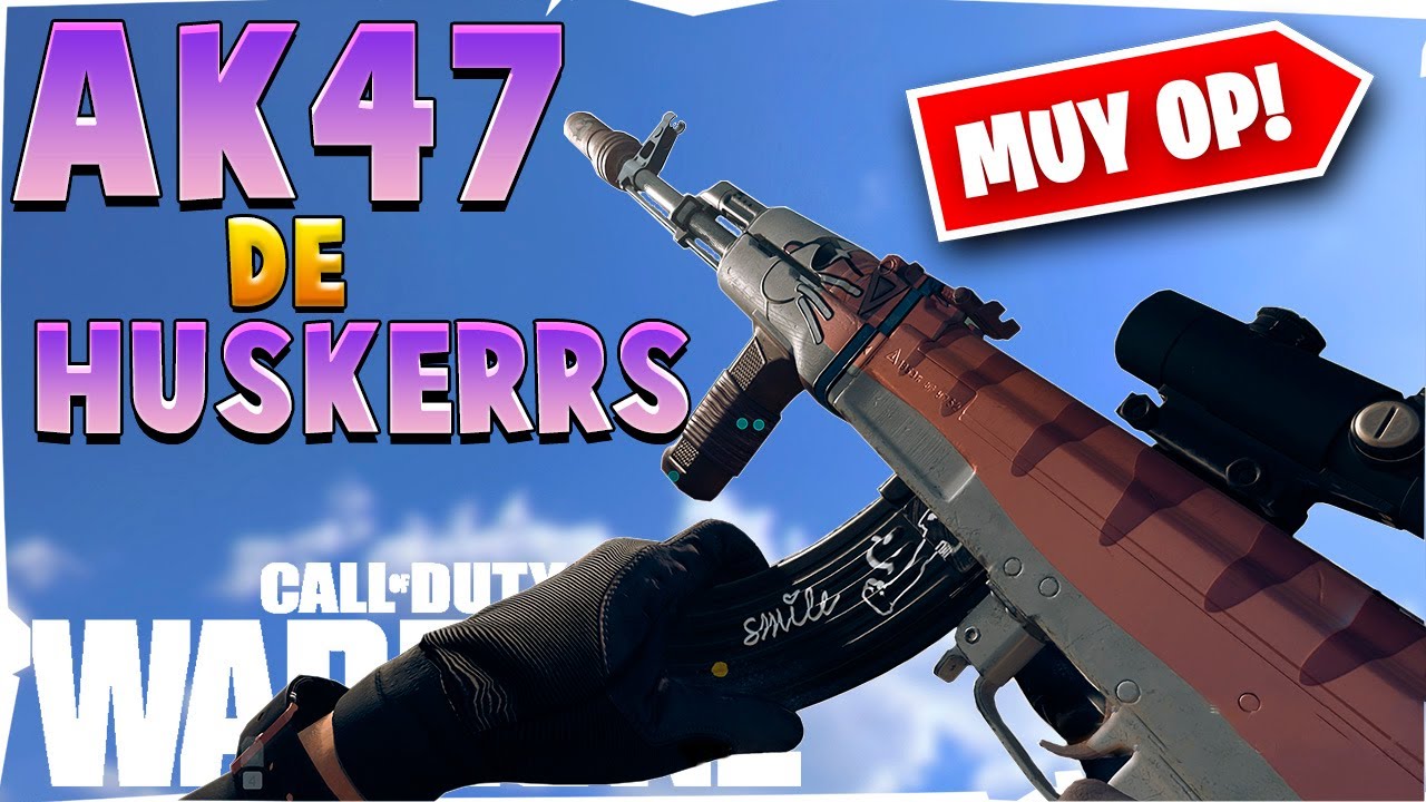 AK 47 de COD WAR que usa HUSKERRS en WARZONE / MEJOR CLASE - YouTube