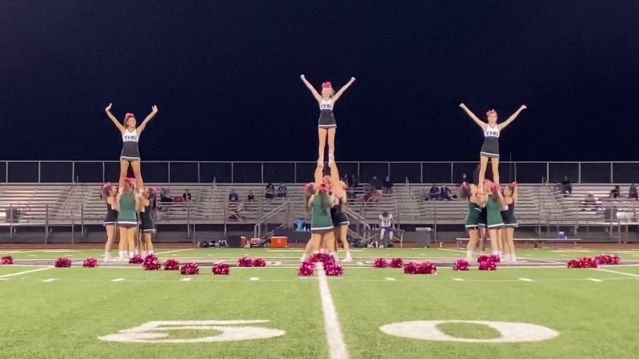 YHS Cheer Halftime - 10/23/20 - YouTube