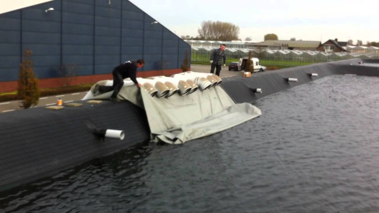 slijtplaten hemelwaterafvoer - YouTube