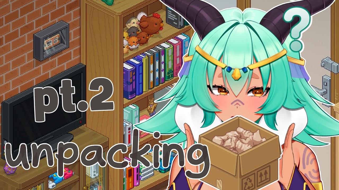 【Unpacking】Let's Settle Down finally PT.2 🐐🍼【VAllure】 - YouTube