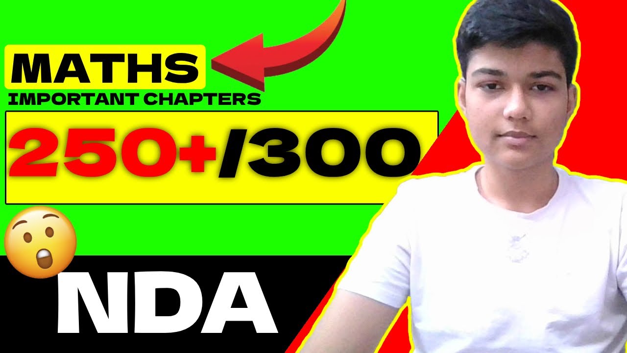 NDA maths most important chapters - YouTube