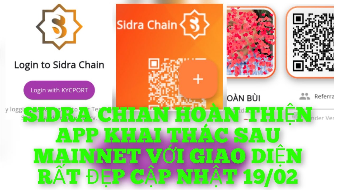 SIDRA CHAIN HOÀN THIỆN APP KHAI THÁC SAU MAINNET VỚI GIAO DIỆN RẤT ĐẸP ...