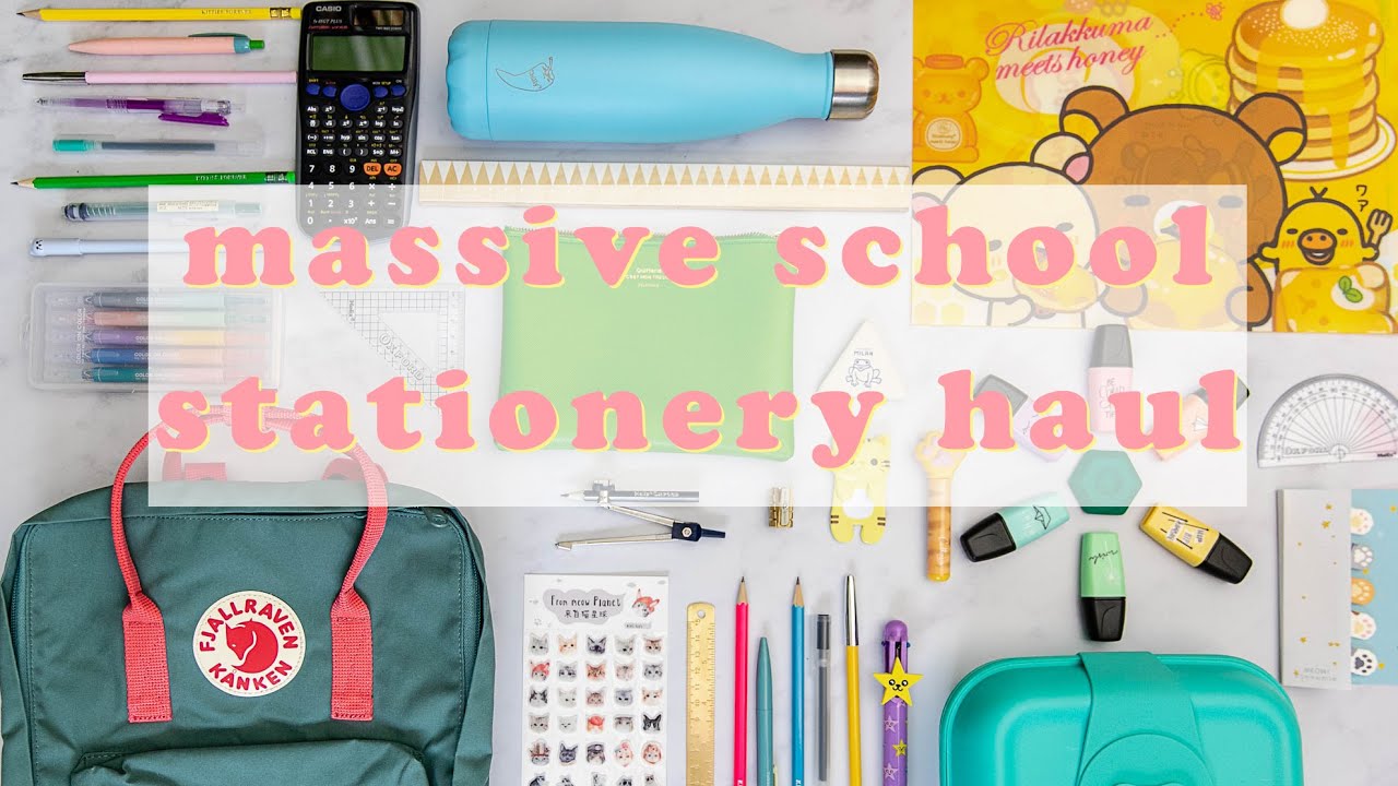 Massive Secondary School Stationery Haul | London Stationery Shops ...