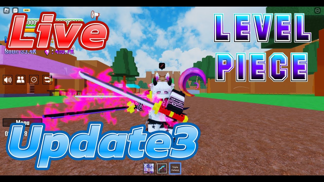 🔴Live Level Piece Update3(ลิ้งแมพใต้คลิป) - YouTube