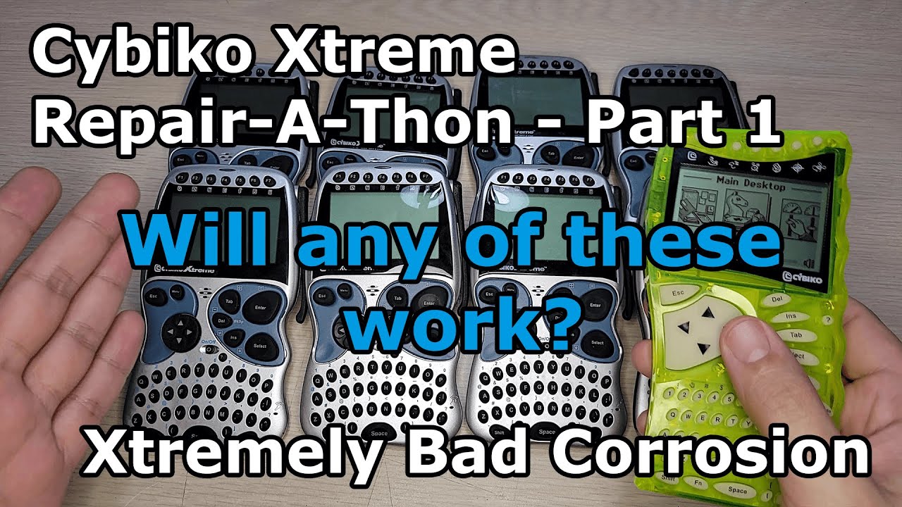 Cybiko Xtreme Repair-A-Thon - Part 1 - Xtremely Bad Corrosion - YouTube