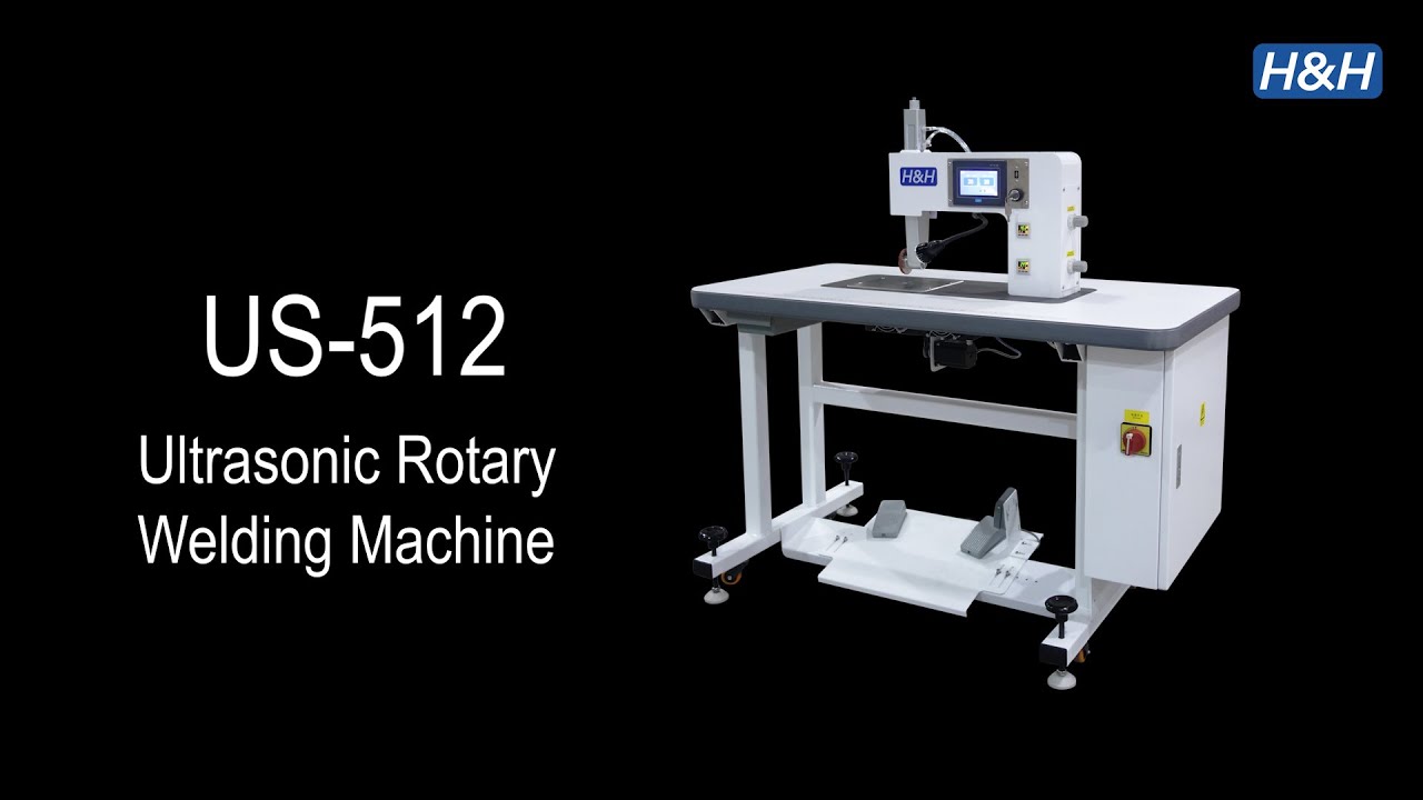 H&H Model US-512 Ultrasonic Rotary Welding Machine - YouTube