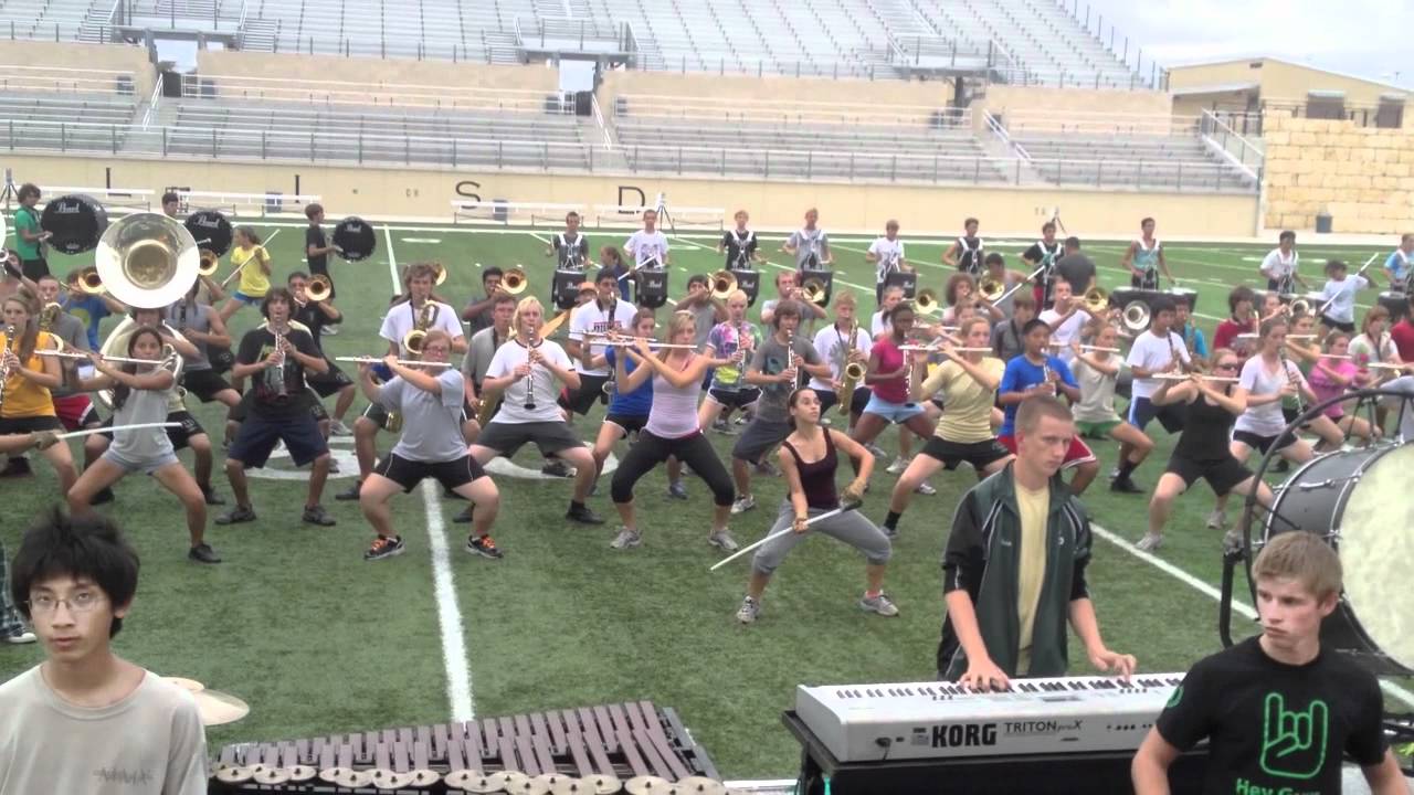 Cedar Park HS Timberwolf Band 2011 UIL Rehearsal Day Run-Through - YouTube