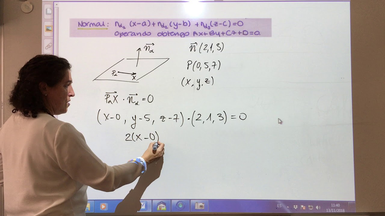 Ecuación normal del plano 18 19 - YouTube