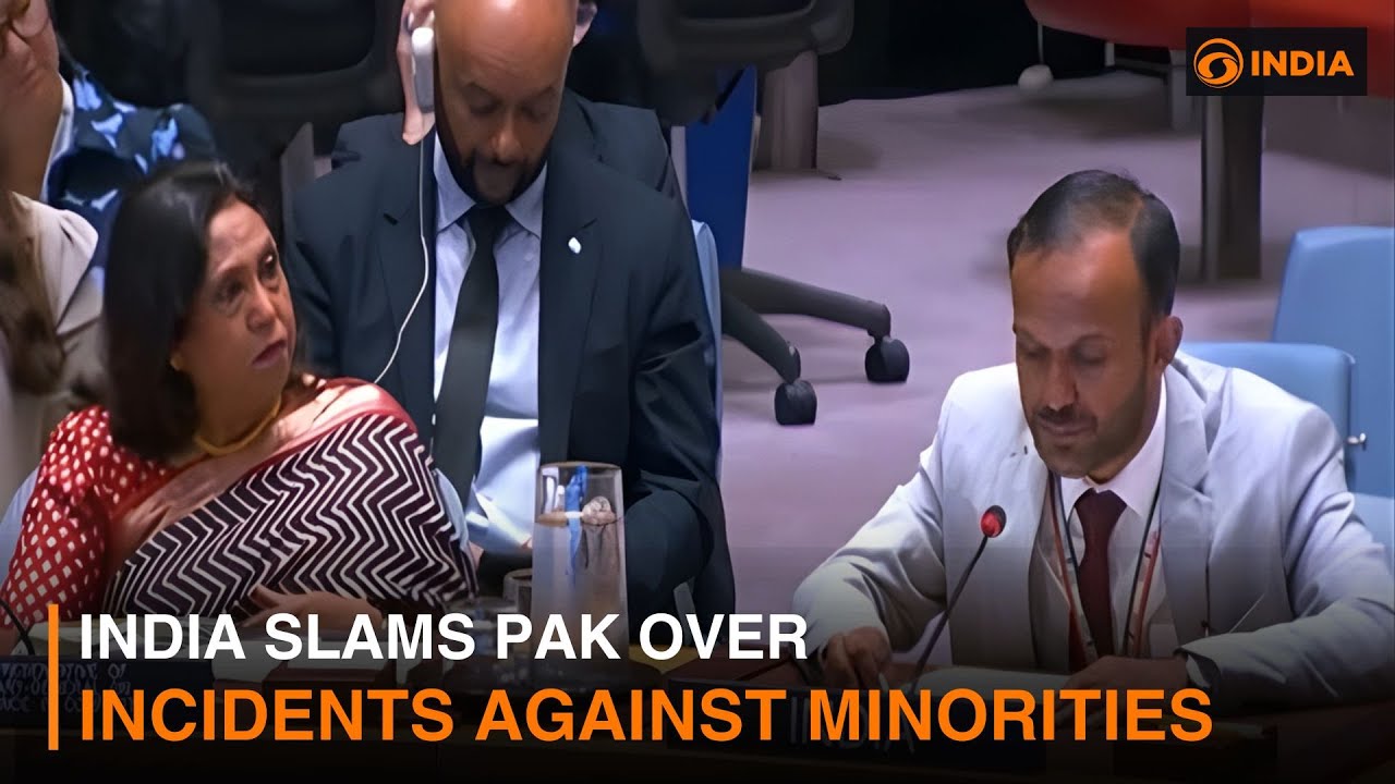 India slams Pak over incidents against minorities - YouTube
