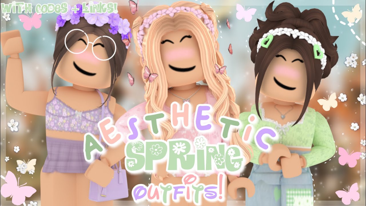 Aesthetic SPRING Roblox Outfits! *with codes + links* 🌸 | xCandyc0rex ...
