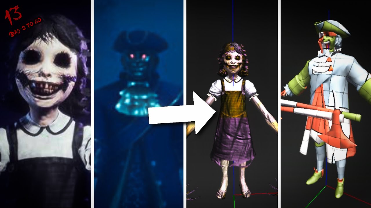 Dark Deception UE viewer animations chapter 2/ 13 days left - YouTube