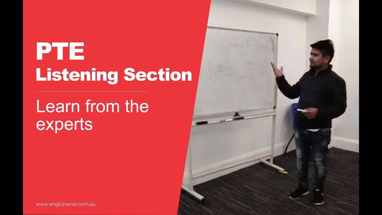 PTE Listening section | Learn from the expert | English Wise - YouTube