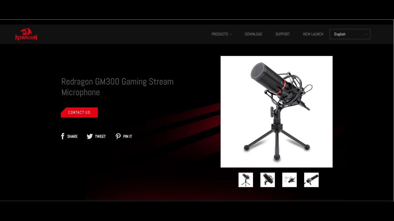 Redragon GM300 Gaming Stream Microphone Review - YouTube