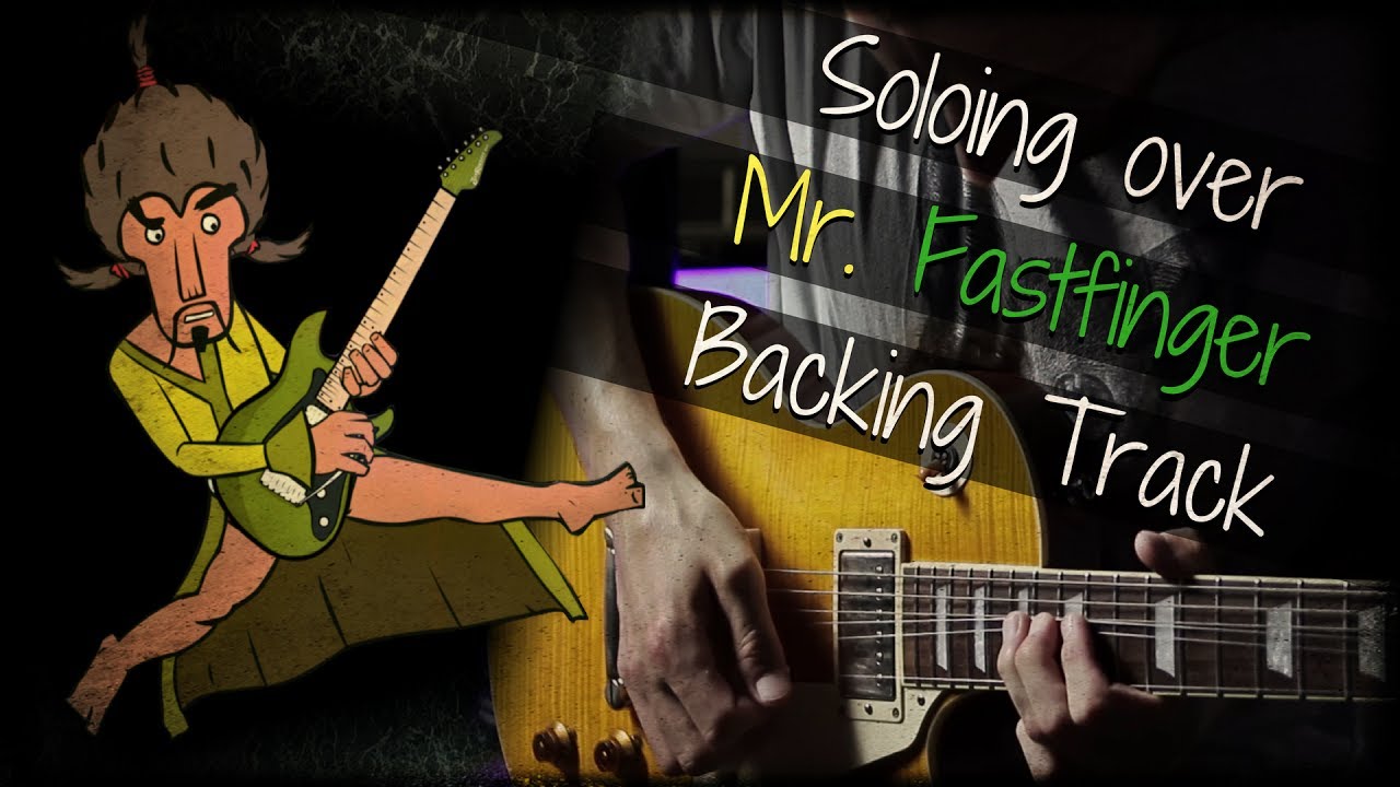 Soloing over Mr. Fastfinger Backing Track - YouTube
