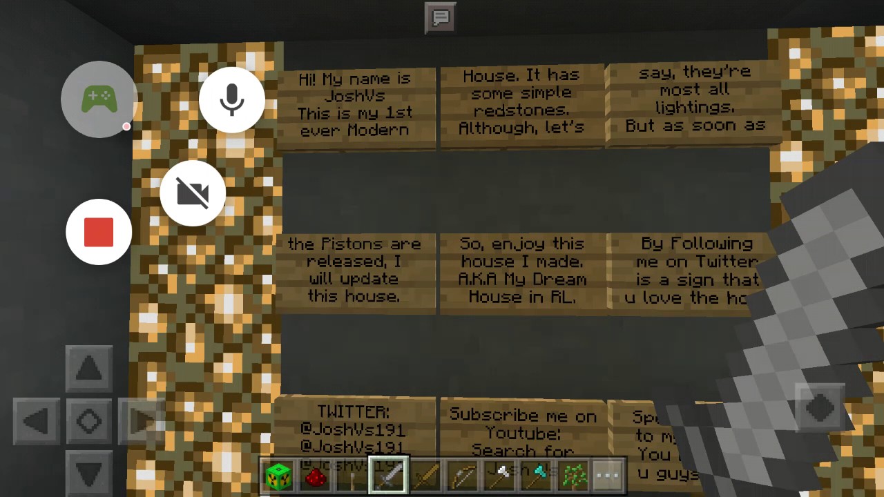 MCPE modern house map tour - YouTube