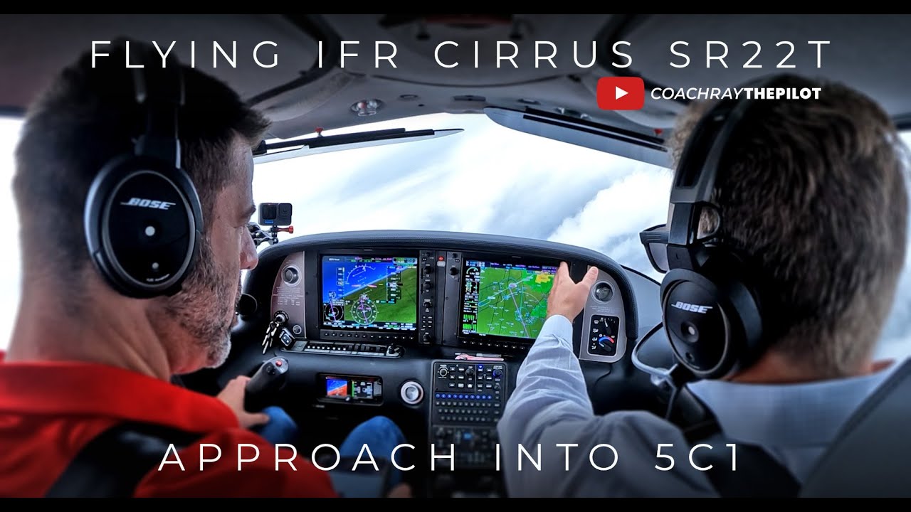 IFR APPROACH 5C1 SR22T - YouTube