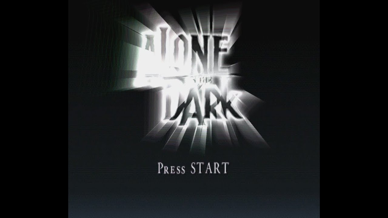 Alone in the Dark: The New Nightmare Title Screen (PS1, Dreamcast ...