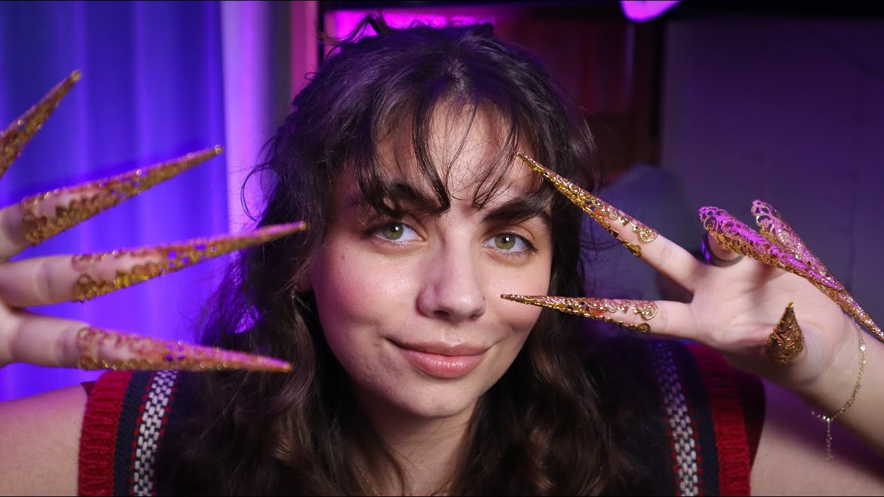 ASMR | Sleepy Time (instructions, invisible triggers, claw nails ...