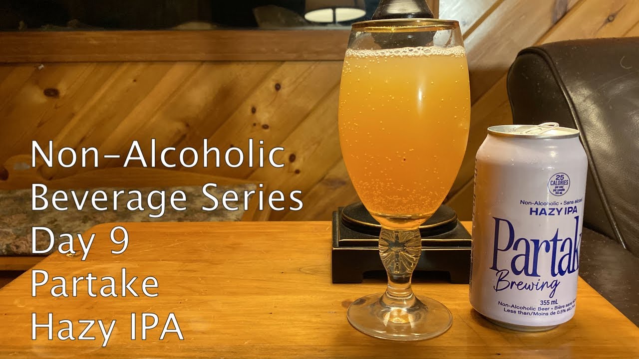 Non-Alcoholic Beer and Gin Reviews - Day 9 - Partake Hazy IPA - YouTube