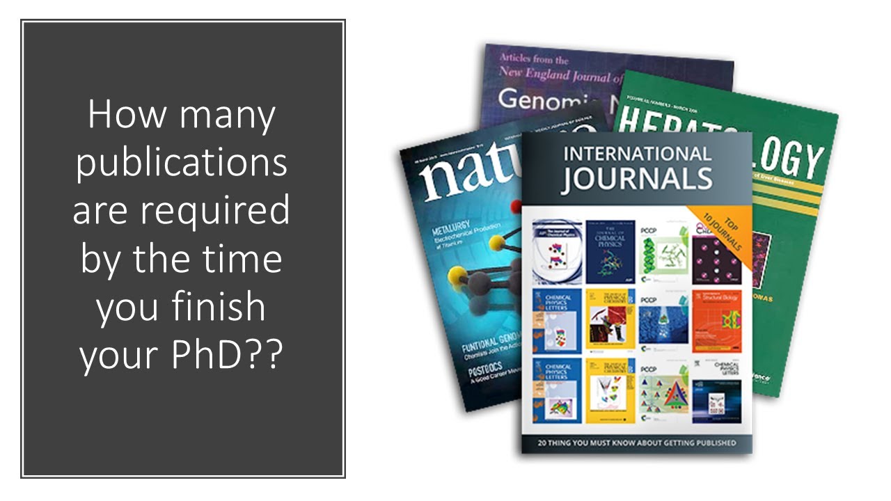 How many publications required on completion of a PhD?? - YouTube