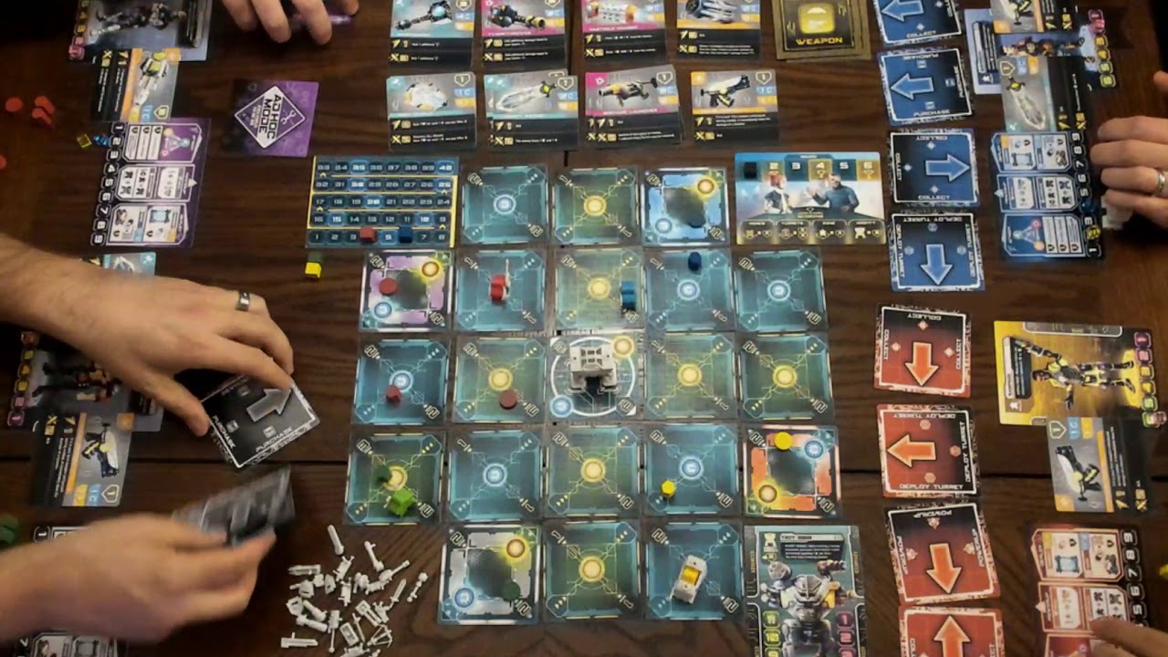 Tiny Epic Mechs 4 Player Playthrough - YouTube