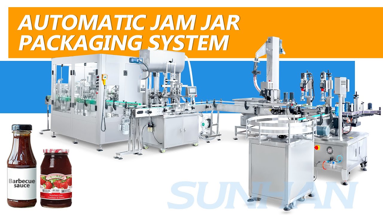 How to Package Bottled Jam Hot Sauce by Automatic Paste Filling Capping ...