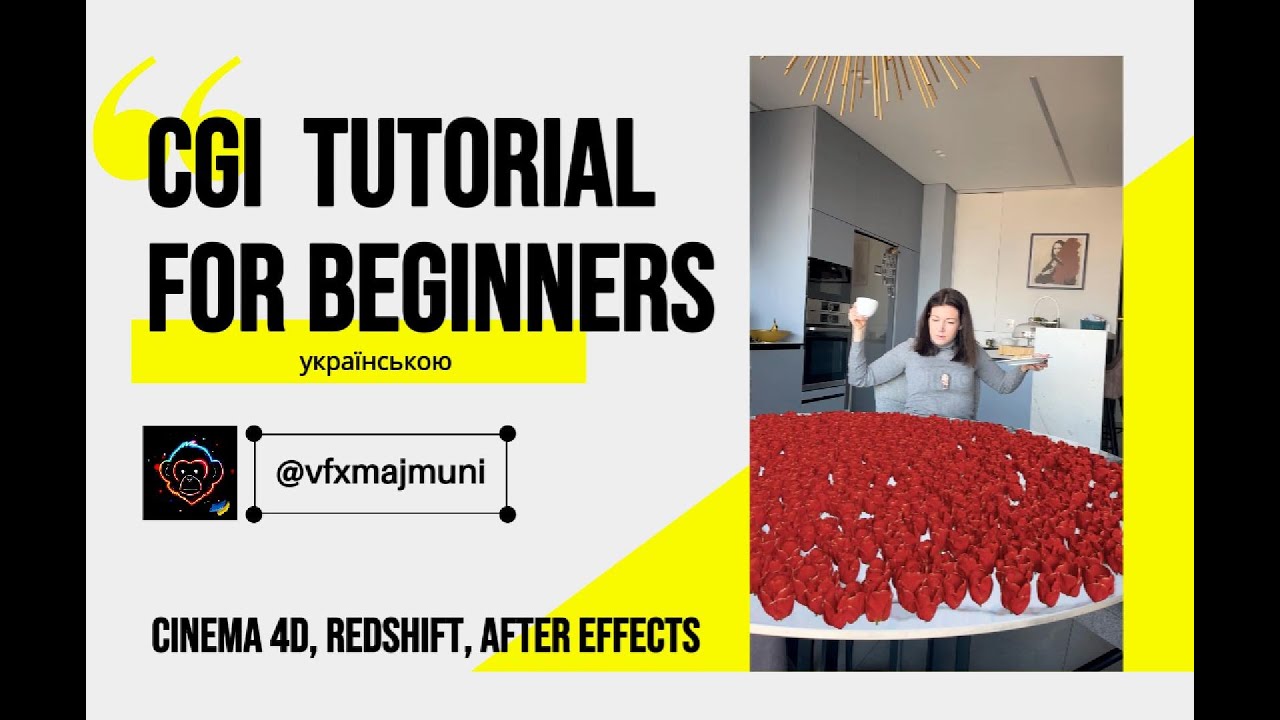 CGI Tutorial - blowing flowers (tulips). Туторіал розквітаючі тюльпани. Анімація квітів. - YouTube