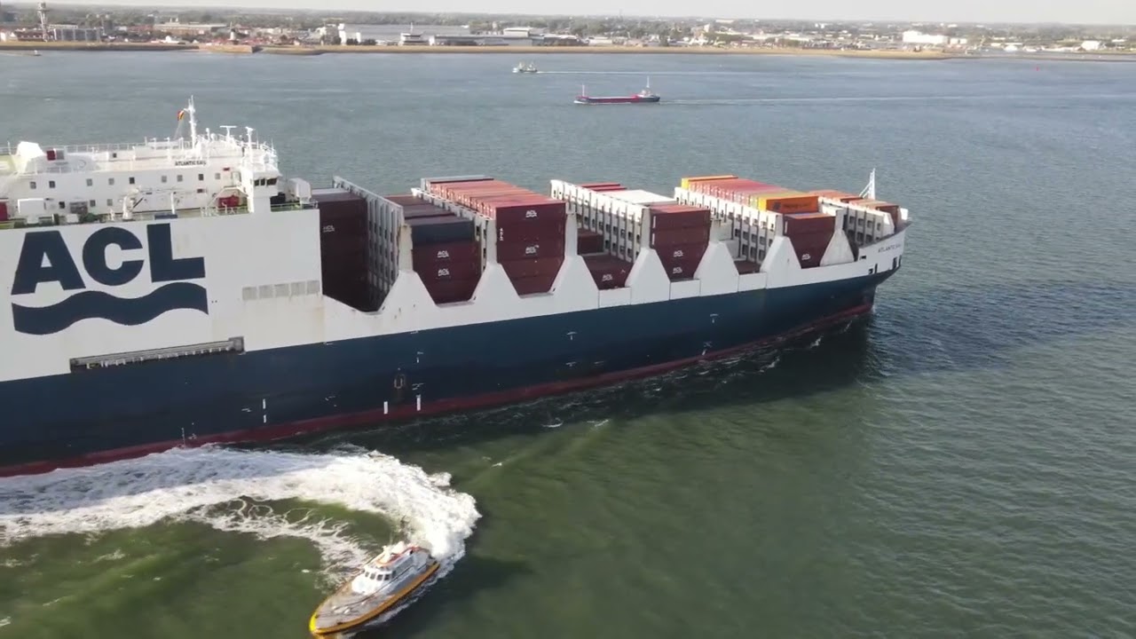 Atlantic Sail on the Western Scheldt near Vlissingen - YouTube