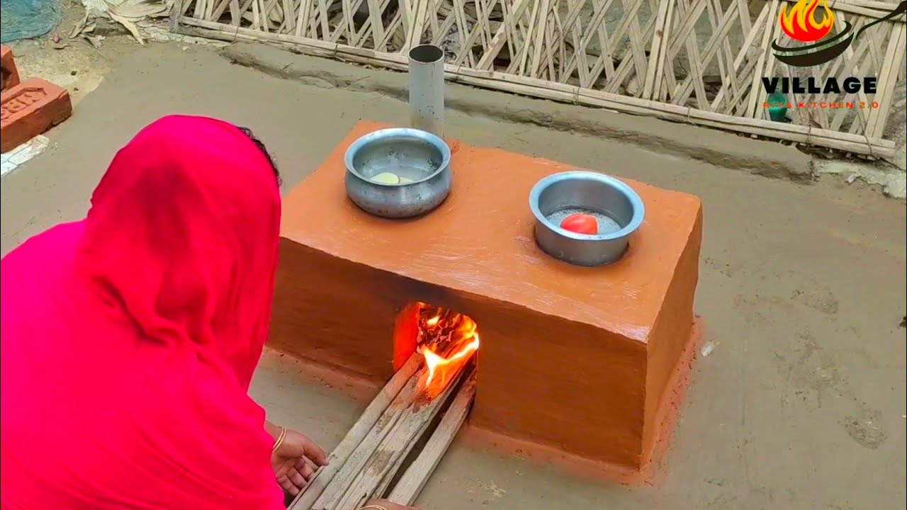 How To Make Clay Stove At Home || Chulha Kaise Banaye || Chulha Banane ...