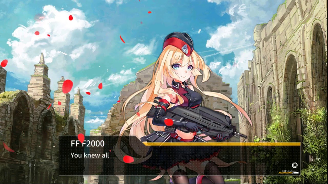 Girls' Frontline FF F2000 Oath - YouTube