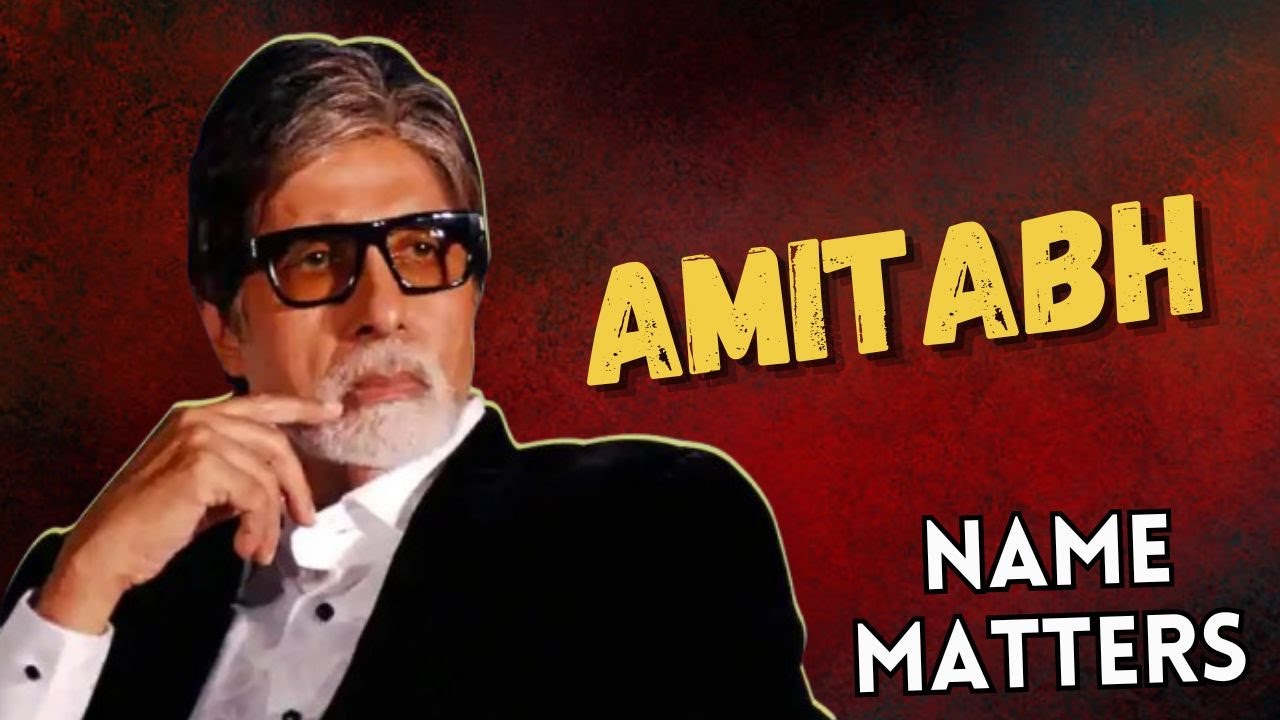 ICONIC NAME AMITABH BACHCHAN??? #amitabhbachchan - YouTube