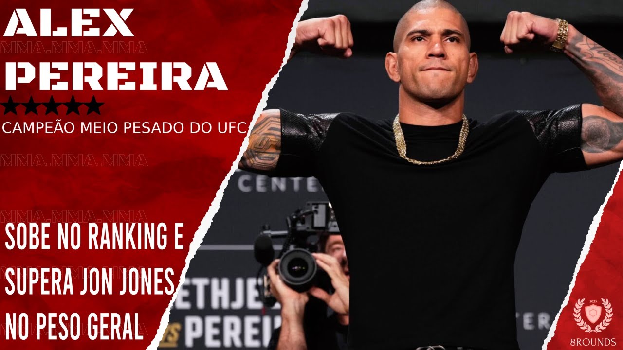 CHAMA 🆘 ALEX POATAN ultrapassa JON JONES em RANKING PESO por PESO do ...