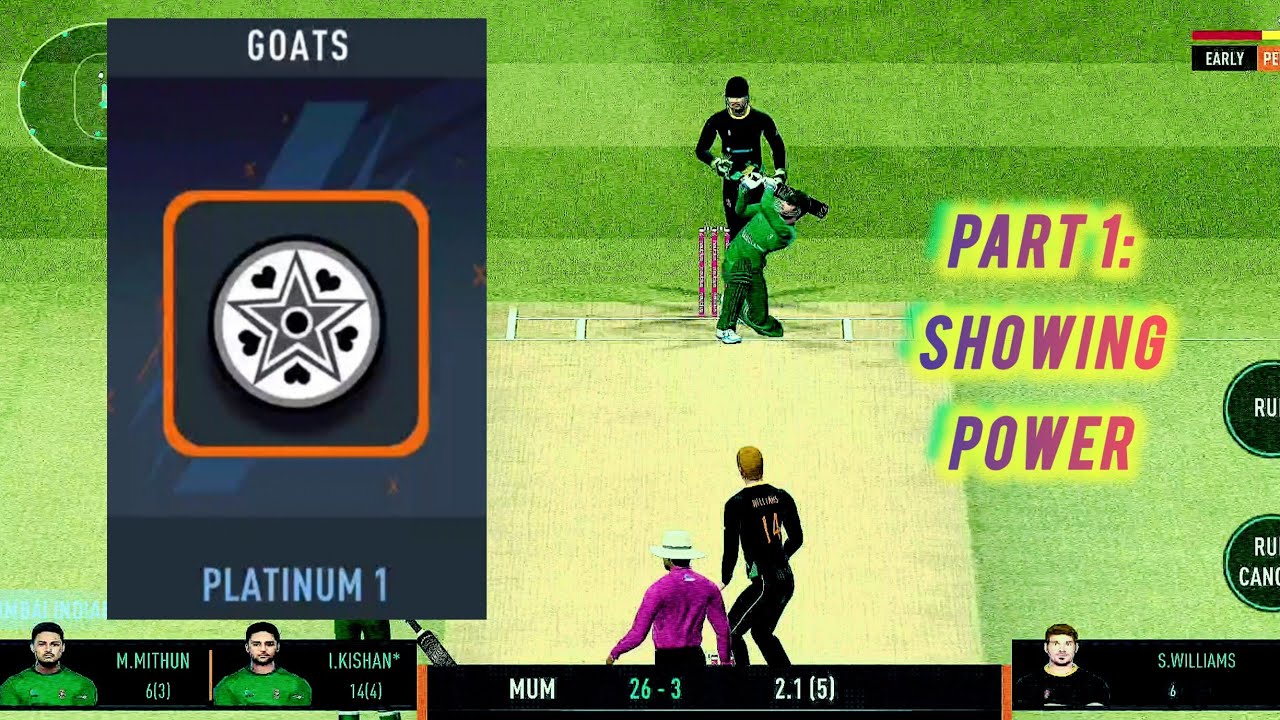 PART 1 : CLEAN HITTING ON HARD PITCH IN MCG | REAL CRICKET 24 - YouTube