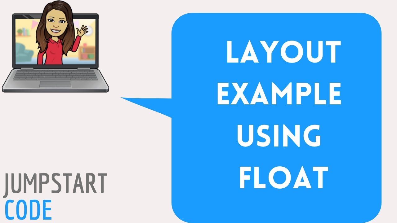 An example using Float to control layout - YouTube