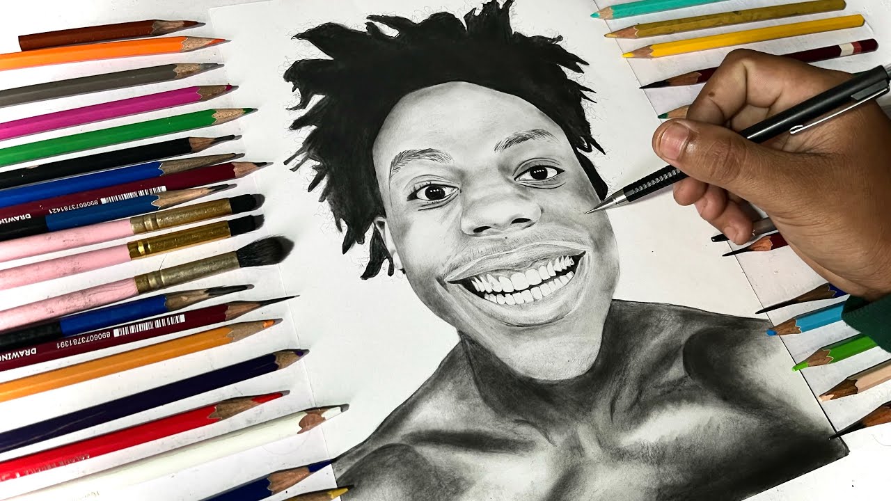 Drawing @Ishowspeed (Timelapse Video) - YouTube