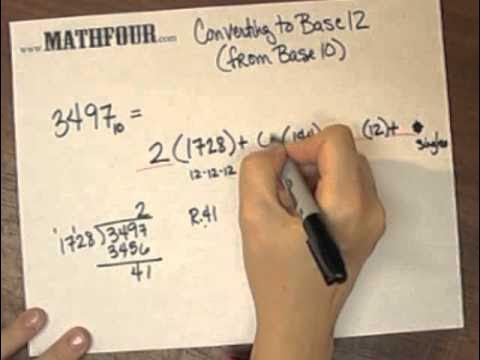 Converting to Base 12 - YouTube