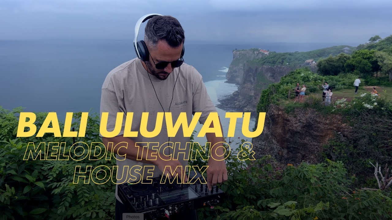 Melodic Techno House Mix @ Bali Uluwatu Cliff (Denon Prime Go DJ Set ...