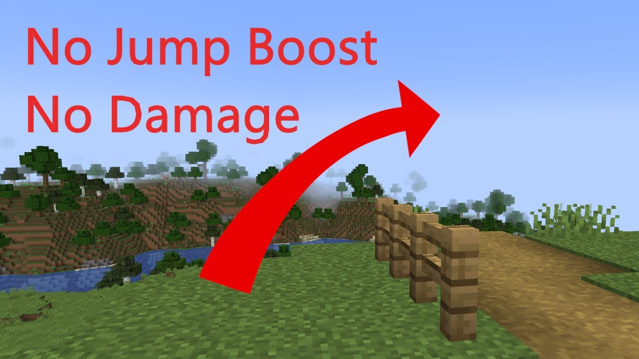 Jump 1.5 blocks? No jump boost or damage!??! - YouTube
