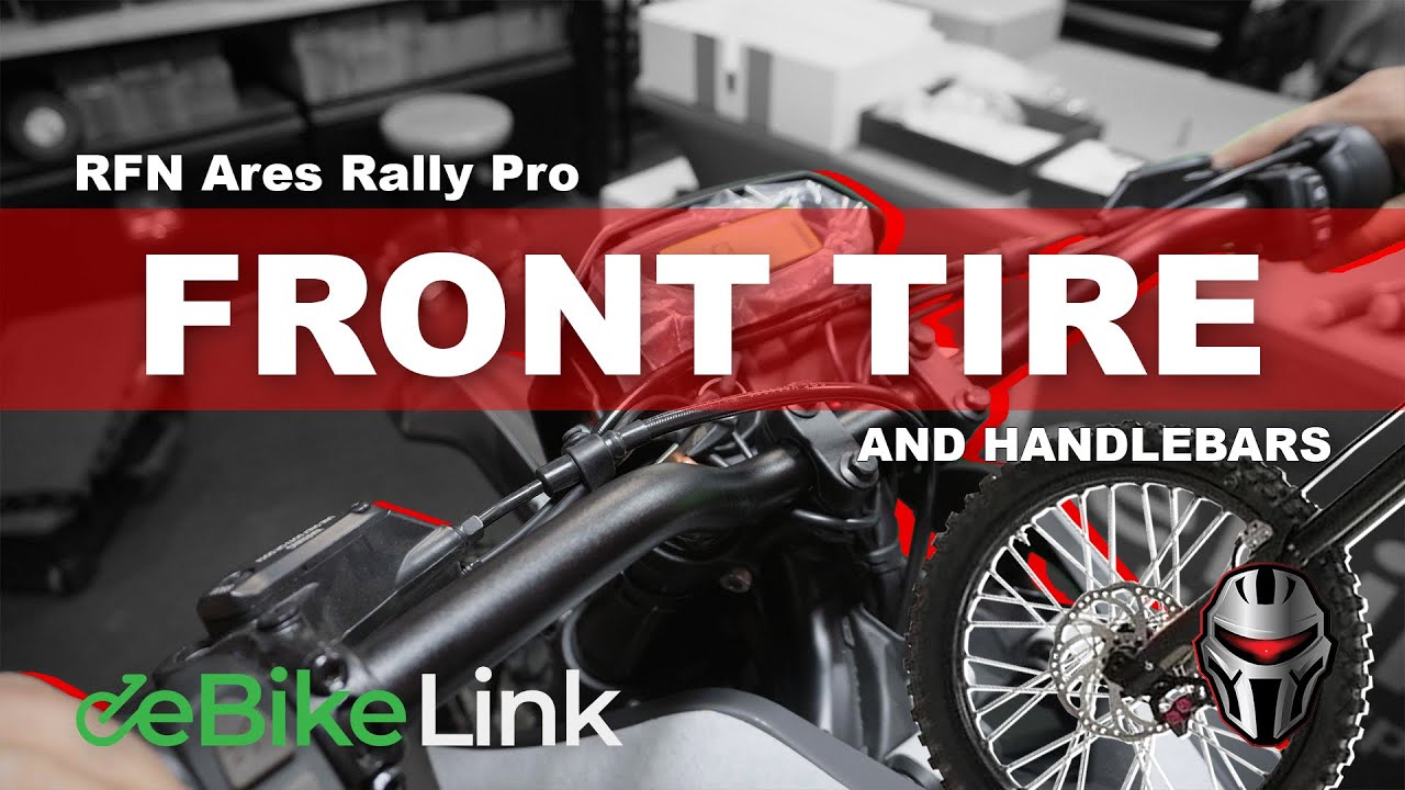 RFN Ares Rally Pro Unboxing (Part 2) - Front Tire and Handlebars - YouTube