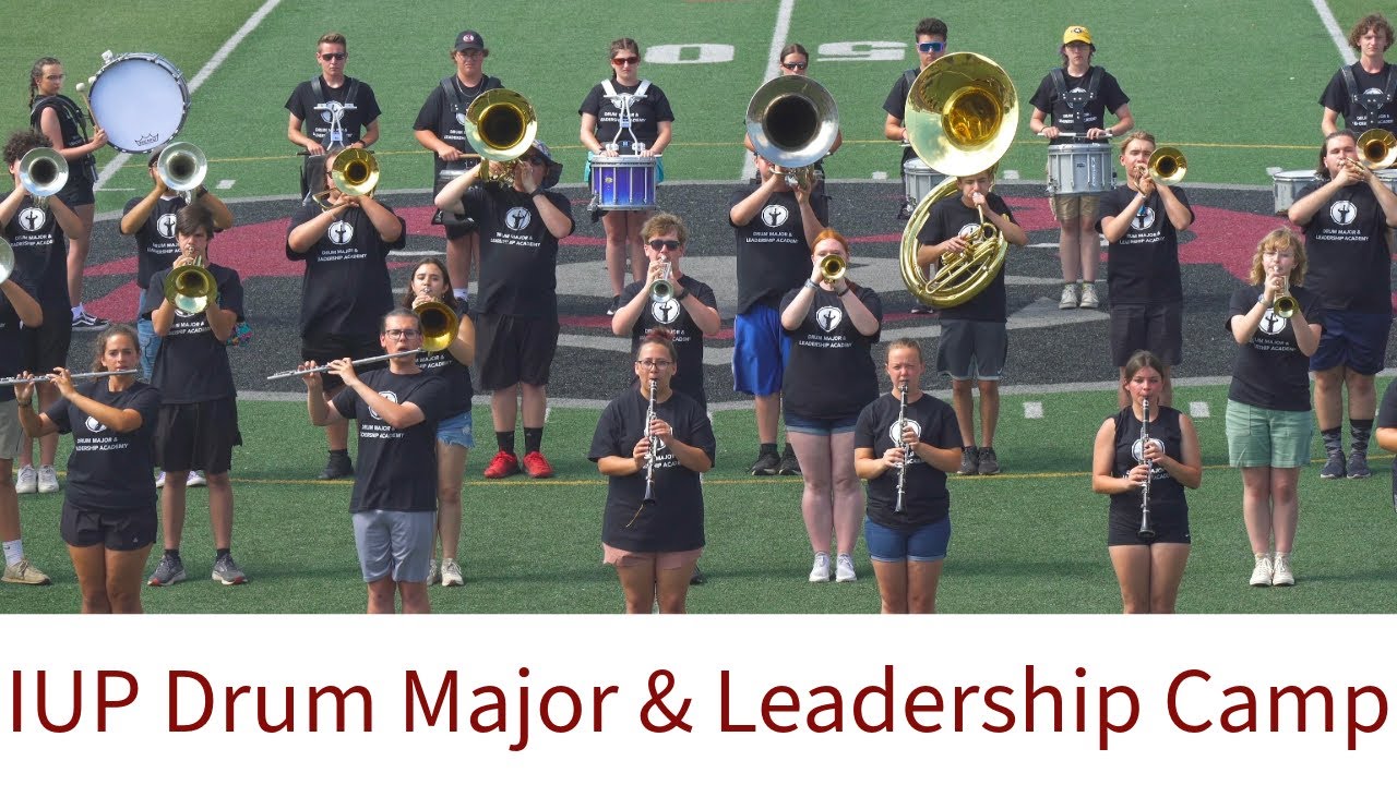 IUP Drum Major and Leadership Camp 2024 - YouTube