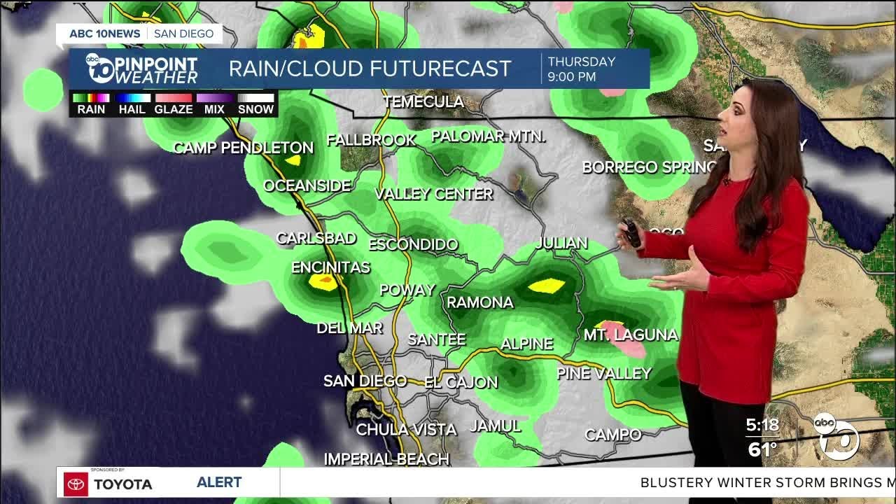 2-1-2024 storm 5pm 2nd weather hit - YouTube