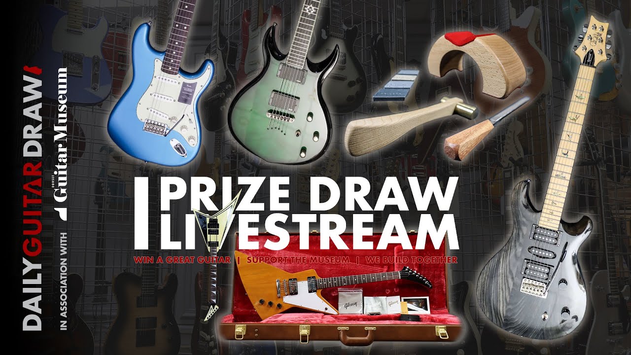 87 / Gibson Explorer & 5 more DAILY GUITAR DRAW Competition Prize Draw ...