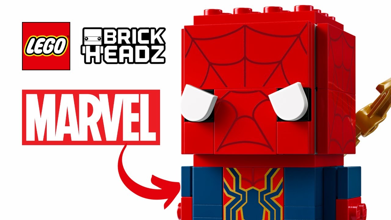 New LEGO® Marvel Iron Spider-Man BrickHeadz Announced - YouTube