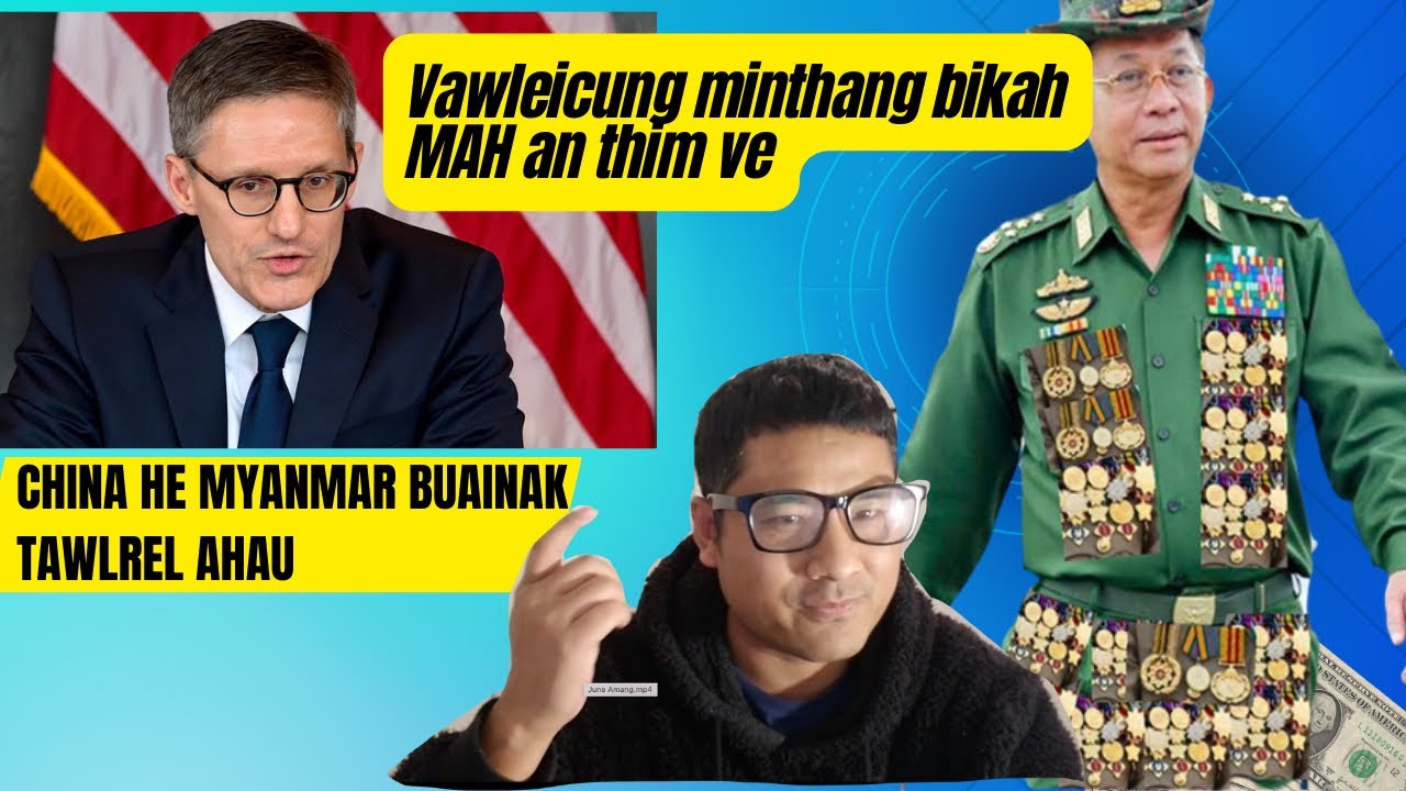 Vawileicung minthang bik ah Min Aung Hliang an thim ve - YouTube