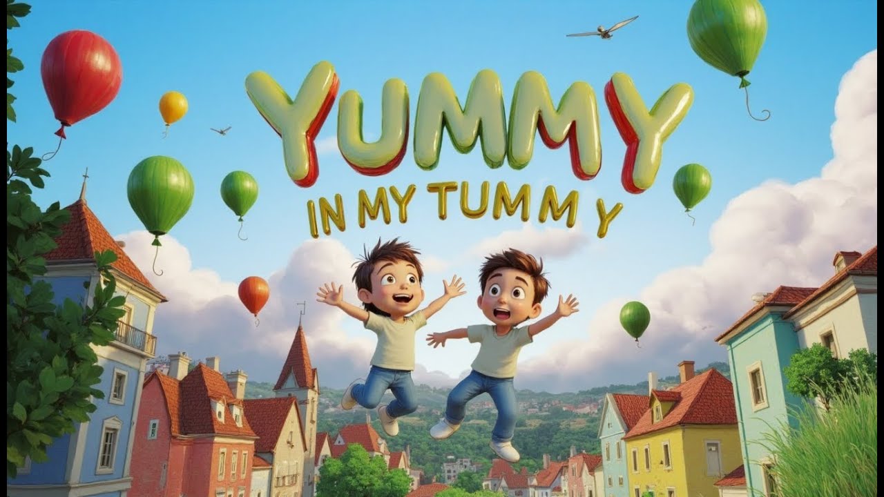 Yummy in My Tummy 🍎 | Healthy Food Song for Kids | Animated Rhymes ...