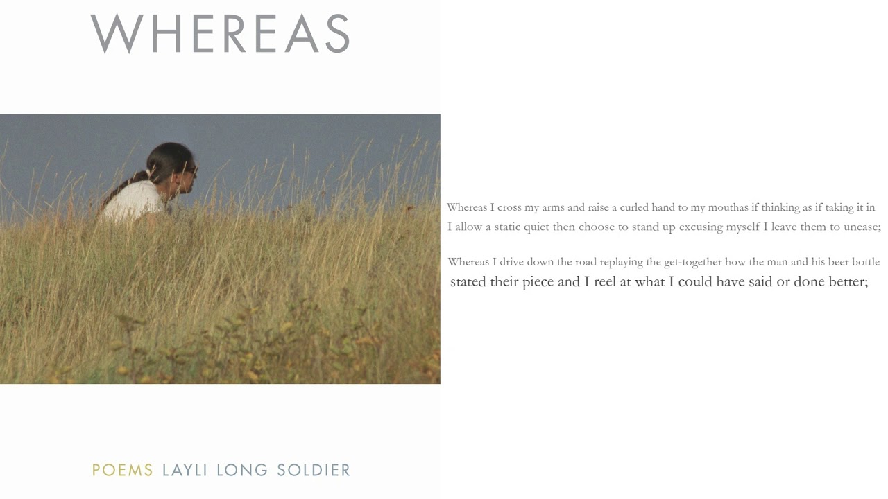 Layli Long Soldier's "Whereas" - YouTube