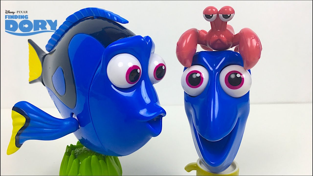 DISNEY PIXAR FINDING DORY - CHANGING LOOKS DORY WITH FINS TAILS CRABS ...