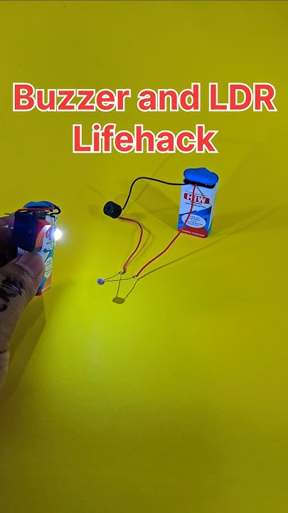 Buzzer and LDR Lifehack 😎 Simple Project With LDR & Buzzer #diy #shrots ...